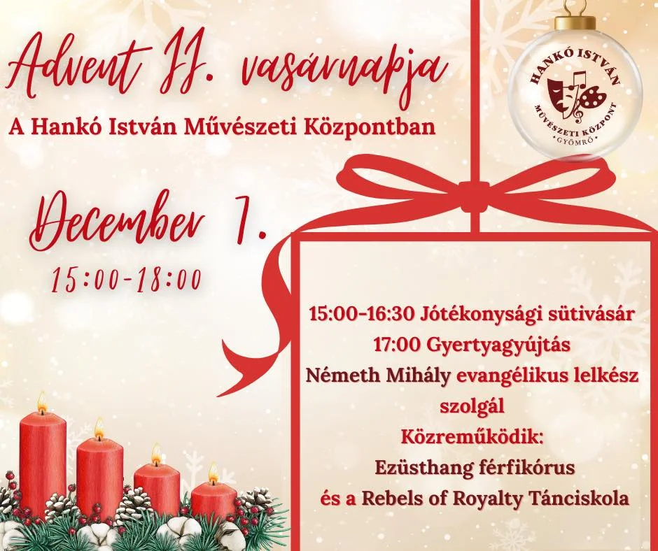 Advent II. vasárnapja a Hankó István Művészeti Központban